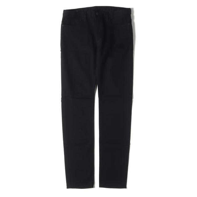 MINEDENIM マインデニム パンツ ブラック 黒 サイズ:12 | スーパースリム ストレッチ デニム スキニー パンツ (S.Slim STR 5pocket FPK107N-99) | ボタンフライ | 日本製 | ボトムス ジーンズ ジーパン【メンズ】【中古】【新品同様】【K4540】