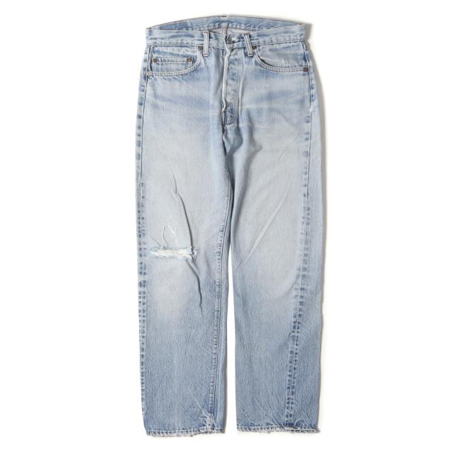 【雰囲気抜群】Levis / vintage ヴィンテージ リーバイス パンツ インディゴ 30% サイズ:32×33 | 80s 501 赤耳 デニムパンツ | ボタン裏刻印6 | 80年代 古着 | ボトムス ジーンズ ジーパン【メンズ】【中古】【K4529】