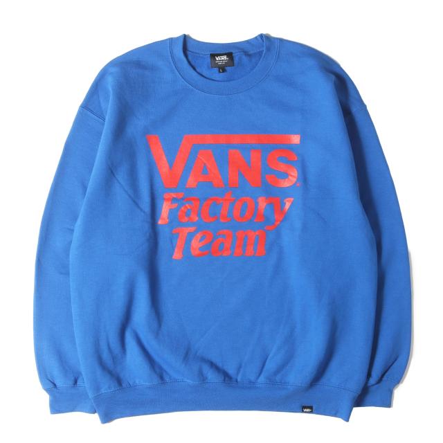 STANDARD CALIFORNIA スタンダードカリフォルニア スウェット ブルー サイズ:L | 23SS VANS ロゴ コットンポリ スウェットシャツ (VANS × SD LOGO SWEAT) | トップス トレーナー 【メンズ】【中古】【美品】【K4541】