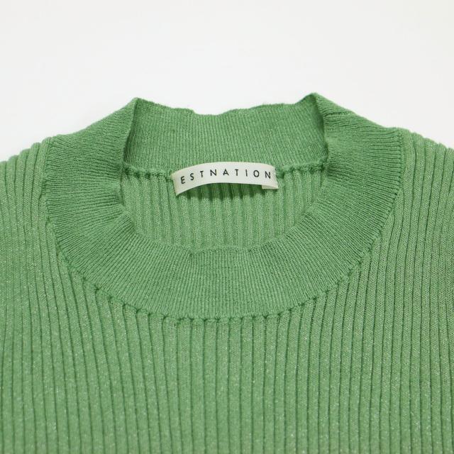 ESTNATION エストネーション ニット グリーン サイズ:FREE | 24春夏
