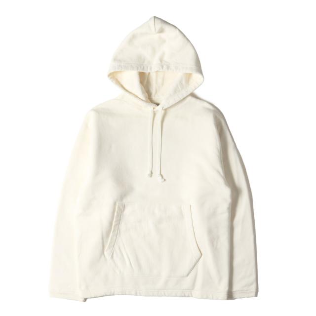 TENDERLOIN テンダーロイン パーカー オフホワイト 白 サイズ:XS | UNEMPLOYEDロゴ ダブルフェイス スウェットパーカー (T-PARKA) | トップス フーディー【メンズ】【中古】【美品】【K4543】