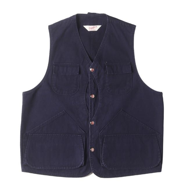 TENDERLOIN テンダーロイン ベスト ネイビー 紺 サイズ:S | コットンダック ハンティング フィールドベスト (T-FIELD VEST) | トップス【メンズ】【中古】【K4543】