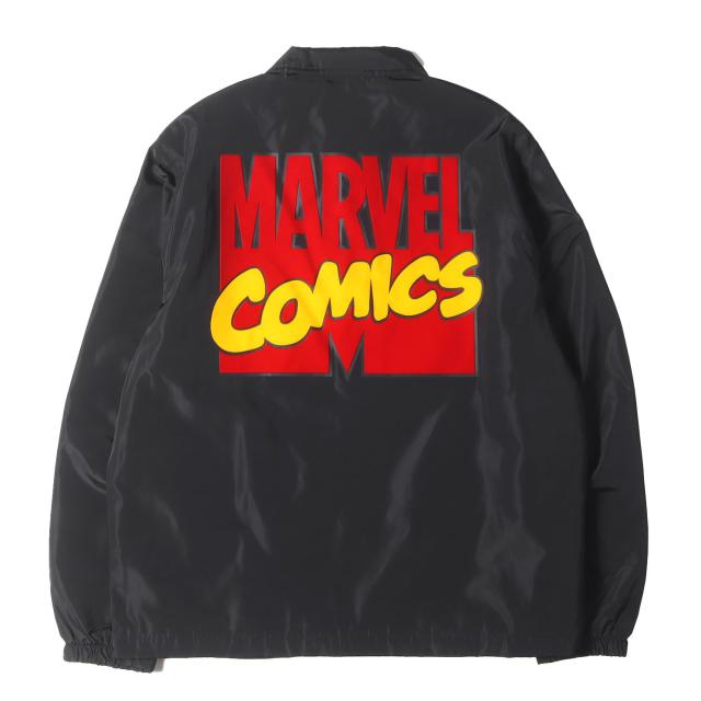 KITH NYC キス ニューヨークシティー ジャケット ブラック 黒 サイズ:M | 24SS MARVEL COMICS コーチジャケット (Coaches Jacket) | アウター ブルゾン 上着【メンズ】【中古】【美品】【K4544】