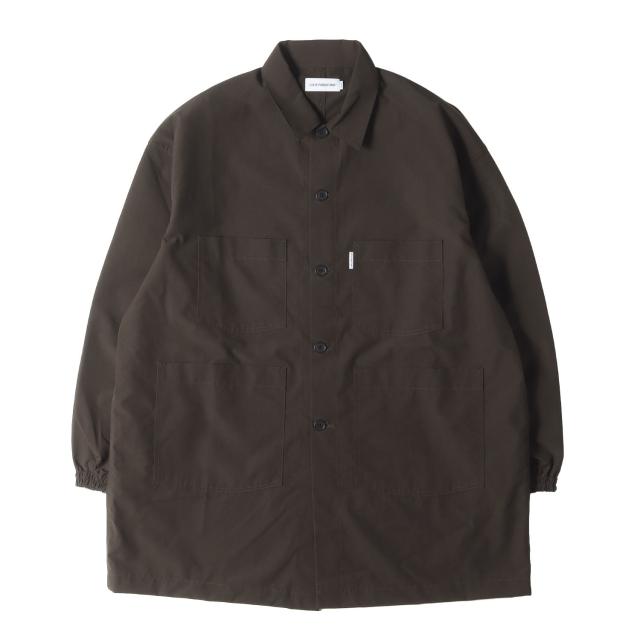 COOTIE クーティー コート ブラウン サイズ:M | 25SS T/Cウェザークロス オーバーサイズ エンジニアコート (T/C Weather Error Fit Engineer Coat) | アウター ジャケット上着【メンズ】【中古】【美品】【K4544】