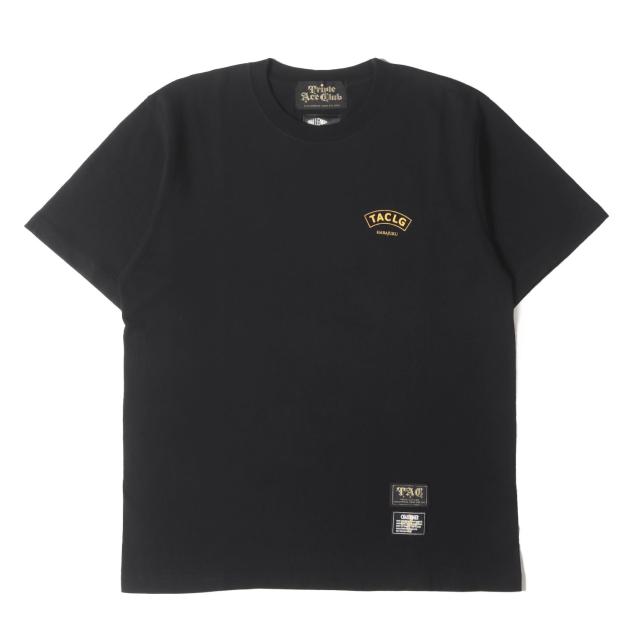 CHALLENGER チャレンジャー Tシャツ ブラック 黒 サイズ:M | TRIPLE ACE CLUB コラボロゴ クルーネックTシャツ (LOGO TEE) | トップス カットソー 半袖 | コラボ【メンズ】【中古】【K4544】