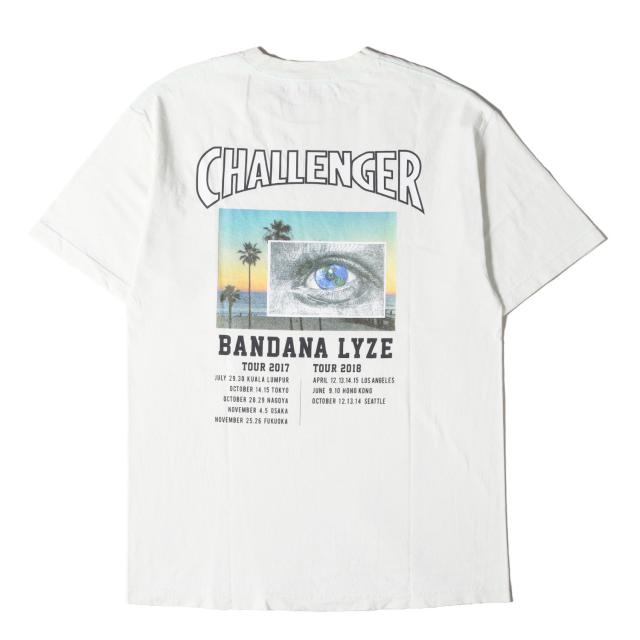CHALLENGER チャレンジャー Tシャツ ライトグリーン サイズ:L | バックアイグラフィック クルーネック Tシャツ (EYE AND THE EARTH TEE) | トップス カットソー 半袖【メンズ】【中古】【K4544】