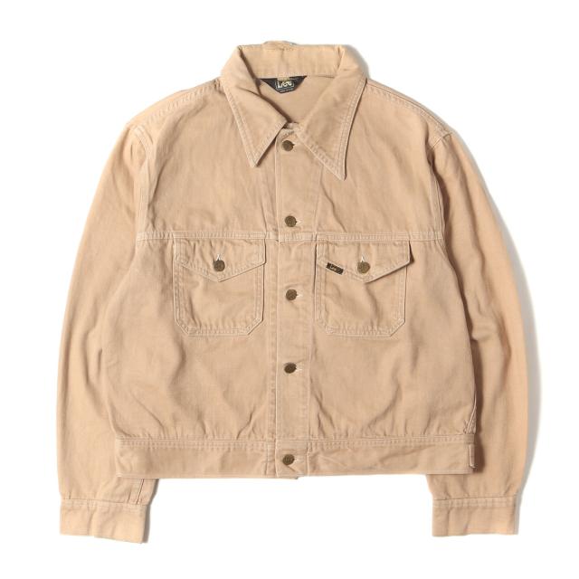 Lee / vintage リー ヴィンテージ ジャケット ベージュ サイズ:XL | 60s - 70s モールスキン トラッカー ジャケット | MADE IN USA | アウター ブルゾン 上着【メンズ】【中古】【K4544】