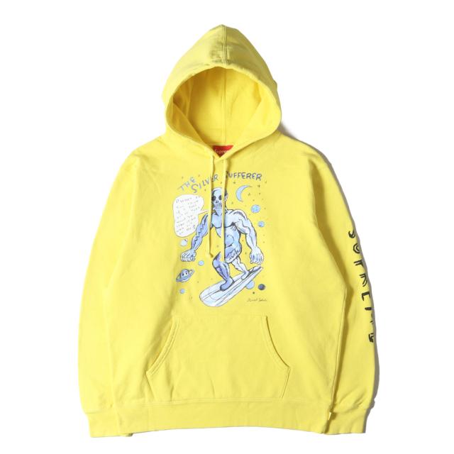 Supreme シュプリーム パーカー レモン サイズ:L | 20SS Daniel Johnston シルバーサーファー スウェットパーカー (Hooded Sweatshirt) | トップス フーディー | コラボ【メンズ】【中古】【K4547】
