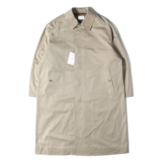 SOPHNET ソフネット コート ベージュ サイズ:M | 25SS コットン/シルク ギャバジン オーバーサイズ バルマカーンコート (BALMACHAAN COAT) | アウター ジャケット 上着【メンズ】【K4548】