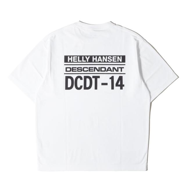 DESCENDANT ディセンダント Tシャツ ホワイト 白 サイズ:L | 24SS HELLY HANSEN クルーネック Tシャツ (S/S HH UpDRIFT Tee) | トップス カットソー 半袖 | コラボ【メンズ】【K4549】