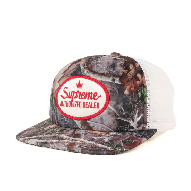 Supreme シュプリーム キャップ ツリーカモ サイズ:FREE | 25SS ワッペンロゴ メッシュキャップ (Authorized Mesh Back 5-Panel) | ブランド 帽子【メンズ】【中古】【K4550】