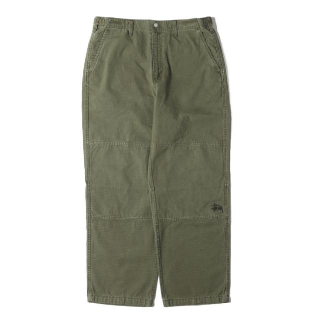 STUSSY ステューシー パンツ オリーブグリーン サイズ:32 | 25SS ピグメントダイ加工 リップストップ フィールドパンツ (FIELD PANT) | オリーブグリーン | ボトムス ズボン【メンズ】【K4550】