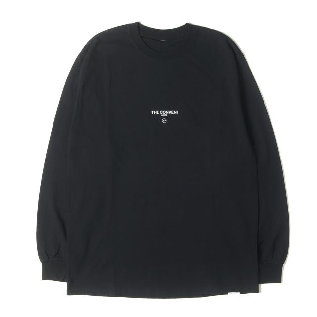 THE CONVENI ザ コンビニ Tシャツ ブラック 黒 サイズ:S | fragment design ×PEANUT スヌーピー ロングスリーブ Tシャツ | トップス カットソー 長袖 | コラボ【メンズ】【中古】【新品同様】【K4551】