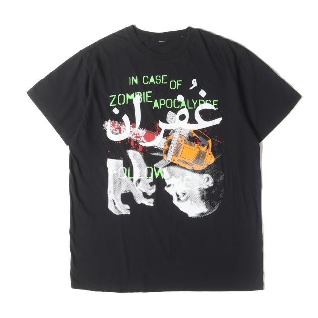 UNDERCOVER アンダーカバー Tシャツ ブラック 黒 サイズ:FREE | one off 古着リメイク グラフィック クルーネック Tシャツ | トップス カットソー 半袖【メンズ】【K4551】