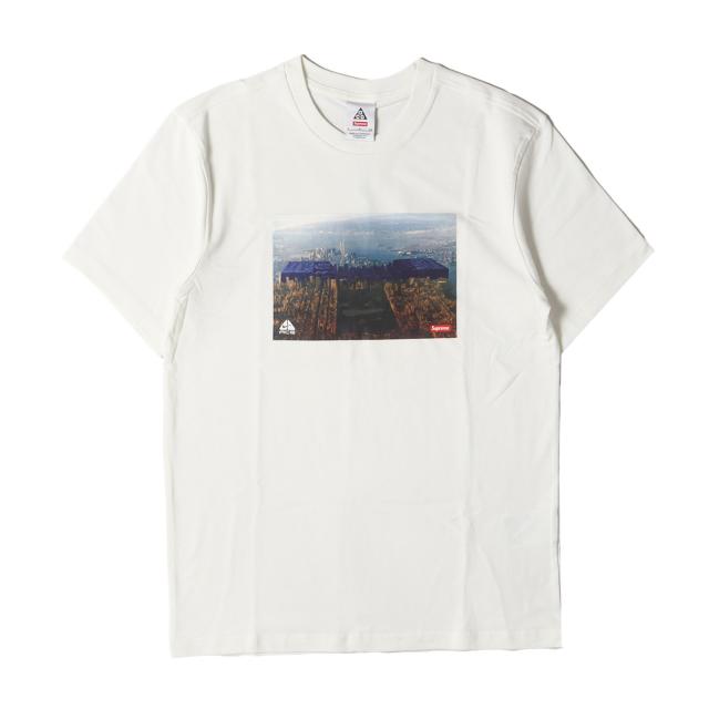Supreme シュプリーム Tシャツ ホワイト 白 サイズ:S | 22AW NIKE ACG グラフィック クルーネック Tシャツ (Grid Tee) | トップス カットソー 半袖 | コラボ【メンズ】【中古】【新品同様】【K4551】