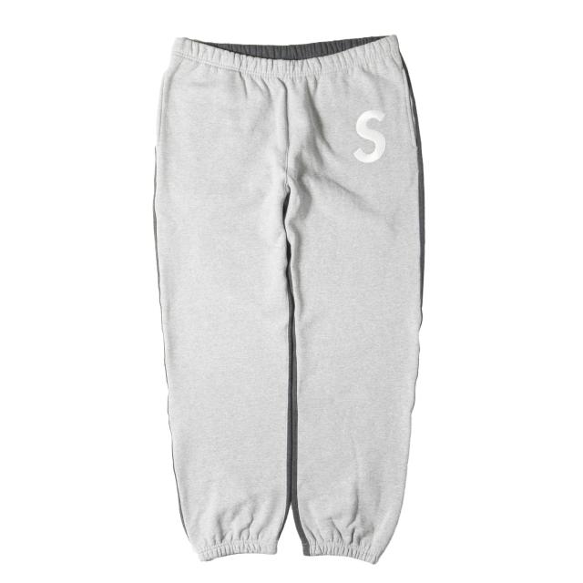 Supreme シュプリーム パンツ サイズ:XL 21AW Sロゴ スプリット スウェットパンツ (S Logo Split Sweatpant) ヘザーグレー チャコール ボトムス ズボン【メンズ】【中古】【新品同様】【K4307】
