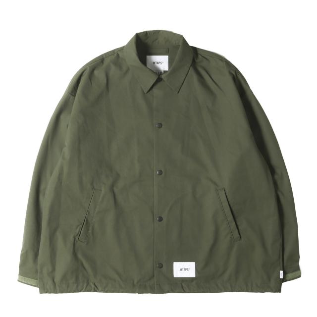 WTAPS ダブルタップス ジャケット オリーブドラブ サイズ:M | 23SS ポリエステルツイル コーチジャケット (CHIEF / JACKET / POLY. TWILL. SIGN) | アウター ブルゾン 上着【メンズ】【中古】【美品】【K4555】