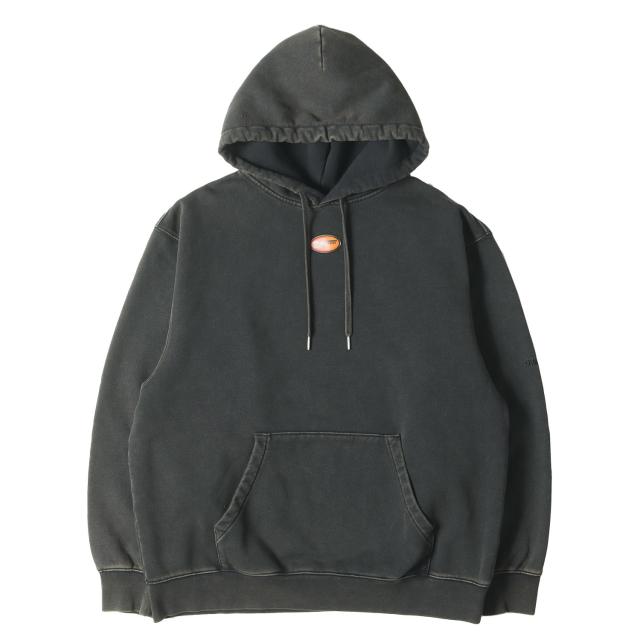 VANS バンズ パーカー ブラック 黒 サイズ:M | Carpet Company フェード加工 スウェットパーカー | トップス フーディー プルオーバー | コラボ【メンズ】【中古】【美品】【K4555】