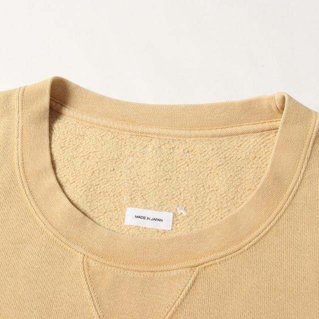 visvim ビズビム スウェット マスタード サイズ:4 | 24AW ガーメントダイ加工 7分袖 スウェットシャツ (JUMBO SB SWEAT 3/4 DMGD U.D.) | トップス トレーナー プルオーバー【メンズ】【中古】【K4555】 visvim ビズビム スウェット マスタード サイズ:4 | 24AW ガーメント