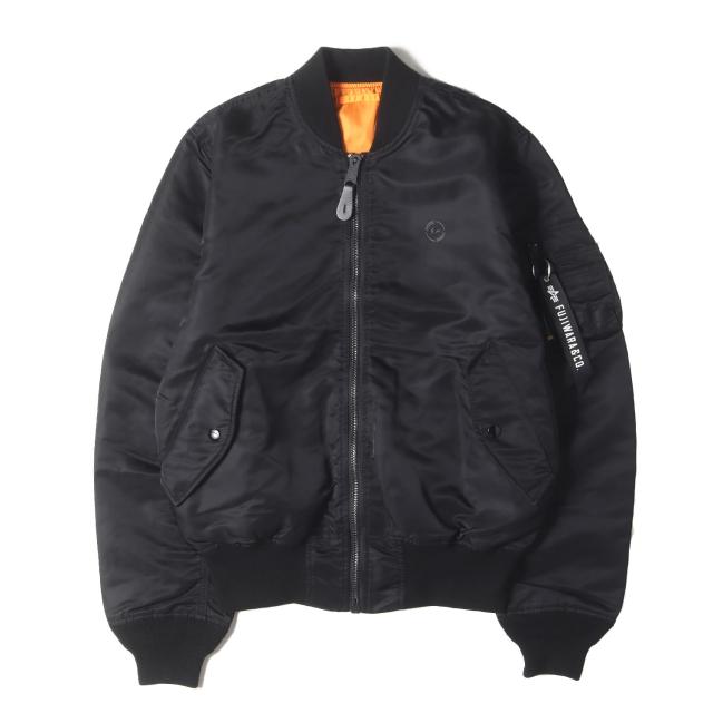 KIYONAGA&CO. キヨナガ&コー ジャケット ブラック 黒 サイズ:M | 21SS ALPHA ライトウェイト MA-1 フライトジャケット | アウター ブルゾン 上着 | コラボ 別注【メンズ】【中古】【K4555】