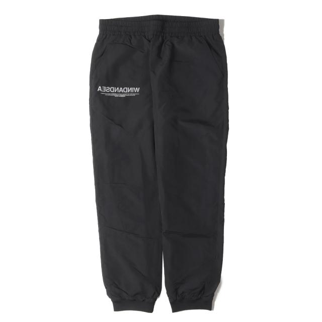 WIND AND SEA ウィンダンシー パンツ ブラック 黒 サイズ:XL | 23AW ナイロン トラック テックパンツ (NYLON TRACK TECH PANTS WDS-OMTC-24-Q2-PT-01) | ボトムス ズボン【メンズ】【K4555】