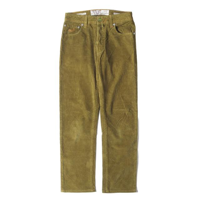 JACOB COHEN ヤコブコーエン パンツ ライトグリーン サイズ:30 | スリム ストレート ストレッチ コーデュロイパンツ (BARD J688 COMFORT) | ボタンフライ | イタリア製 | ボトムス ズボン【メンズ】【中古】【K4555】