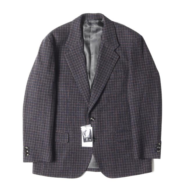 SOPHNET ソフネット ジャケット ネイビー 紺 サイズ:S | 23AW チェック ウール 2つボタン テーラードジャケット (BLENDED WOOL CLASSIC 2BUTTON JACKET) | アウター ブレザー 上着【メンズ】【K4557】