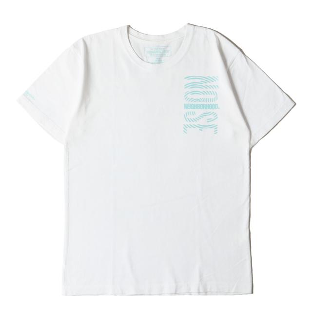 NEIGHBORHOOD ネイバーフッド Tシャツ ホワイト 白 サイズ:S | グラフィックプリント クルーネック Tシャツ | トップス カットソー 半袖【メンズ】【中古】【K4558】