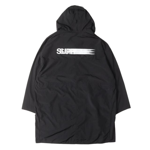 Supreme シュプリーム コート ブラック 黒 サイズ:L | 23SS モーションロゴ パッカブル ナイロン コート (Motion Logo Lightweight Parka) | アウター ジャケット 上着【メンズ】【K4561】
