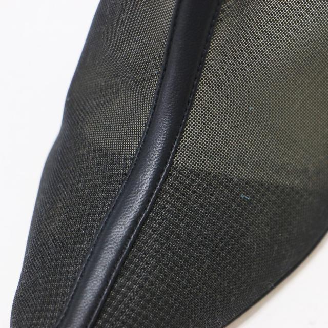 Tibi ティビ サンダル ブラック 黒 サイズ:37(24.0cm) | メッシュ ミュール サンダル | ヒール ポインテッドトゥ レザー | イタリア製 | ブランド シューズ 靴【レディース】【中古】【K4566】