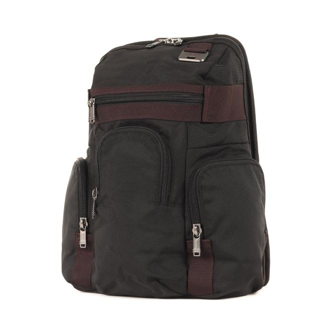 TUMI トゥミ バッグ | トリプルポケット バリスティック ナイロン リュック (Wallingford Triple Pocket Backpack 69383HKO) | ブラック 黒 | ブランド カバン【メンズ】【中古】【K4563】