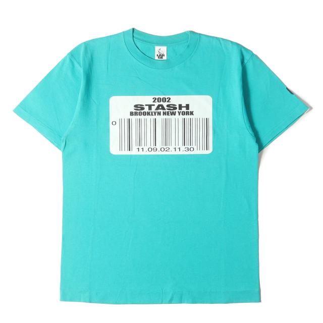 A BATHING APE ア ベイシング エイプ Tシャツ ターコイズ サイズ:L | 00s BAPEギャラリー限定 STASH グラフィック クルーネック Tシャツ | 00年代 アーカイブ | トップス カットソー 半袖【メンズ】【中古】【K4564】