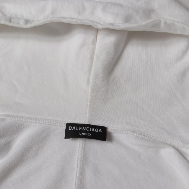 BALENCIAGA バレンシアガ パーカー ホワイト 白 サイズ:L | 21AW