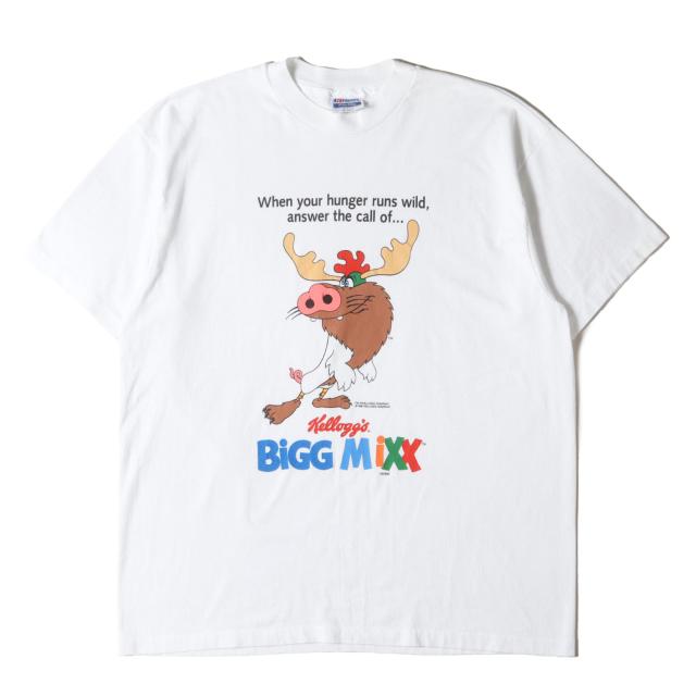 90s - 00s ヴィンテージ古着 | 90s ケロッグ キャラクター ミックス Tシャツ | USA製 Hanes | ホワイト 白 サイズ:XL | 90年代 | トップス カットソー 半袖【メンズ】【中古】【K4568】