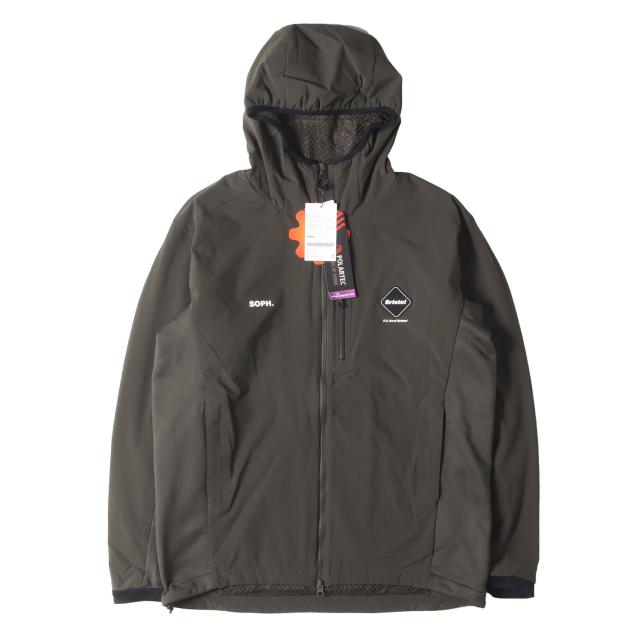F.C.Real Bristol エフシーレアルブリストル ジャケット カーキ サイズ:XL | 24AW ストレッチ ソフトシェル フルジップ ブルゾン (LYCRA HOODED BLOUSON) | アウター ブルゾン 上着【メンズ】【K4571】