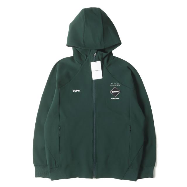 F.C.Real Bristol エフシーレアルブリストル ジャケット グリーン サイズ:S | 25SS PDK ジャージ フード ジップ ジャケット (PDK HOODED JACKET) | アウター ブルゾン 上着【メンズ】【K4571】