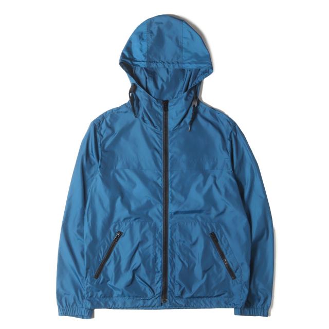 COACH コーチ ジャケット ネイビー 紺 サイズ:M | パッカブル フルジップ フードジャケット | アウター ブルゾン 上着【メンズ】【中古】【K4572】