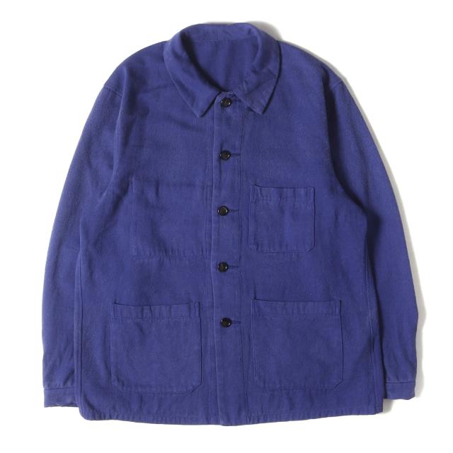 un/unbient アン / アンビエント wagamama TOKYO 別注 ジャケット ブルー サイズ:3 | シルク フレンチ カバーオール ジャケット (silk french Jacket UNSJK2620) | アウター ブルゾン コート 上着【メンズ】【K4572】