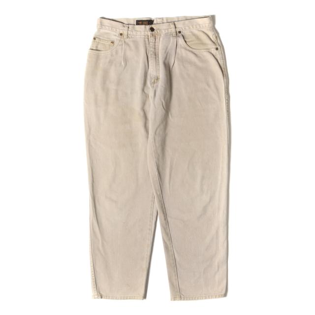 Eddie Bauer エディーバウアー パンツ ブラウン サイズ:35S | 90s ワンタック 5ポケット カラー デニムパンツ | 90年代 ヴィンテージ 古着 | ボトムス ジーンズ ジーパン【メンズ】【中古】【K4573】