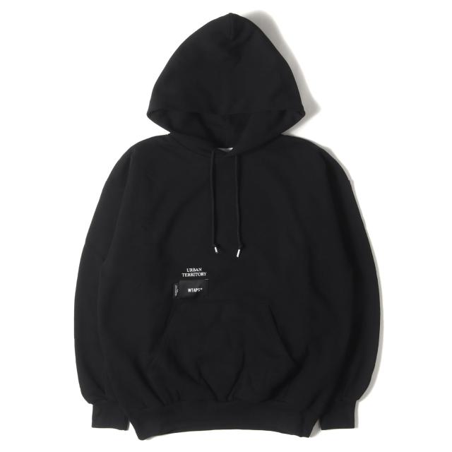 WTAPS ダブルタップス パーカー ブラック サイズ:S | 22AW クロスボーン スウェットパーカー CROSS BONES HOODY COTTON | トップス フーディー 【メンズ】【K4575】