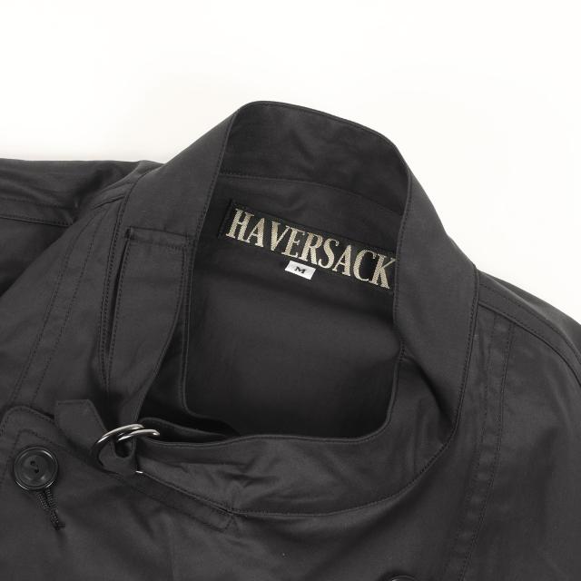 HAVERSACK ハバーサック ジャケット ブラック 黒 サイズ:M | オーバー