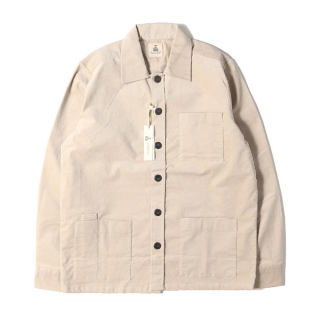 GUY ROVER ギローバー ジャケット ベージュ サイズ:M | ストレッチ モールスキン カバーオール ジャケット (3350GR304LJ) | MADE IN ITALY | アウター ブルゾン 上着【メンズ】【K4575】