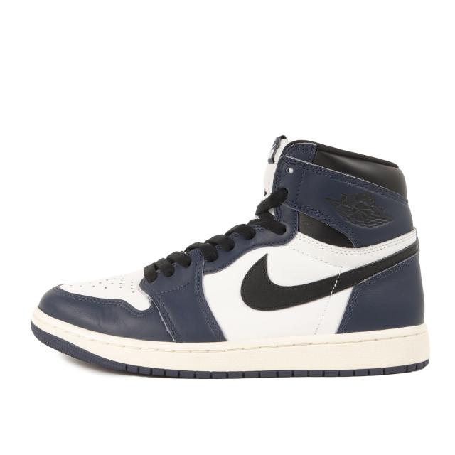 NIKE ナイキ サイズ:27.0cm | AIR JORDAN 1 RETRO HIGH OG MIDNIGHT NAVY (DZ5485-401) | エア ジョーダン1 レトロ ハイ | ミッドナイトネイビー ブラック | US9 | ハイカット スニーカー シューズ 靴【メンズ】【中古】【美品】【K4576】