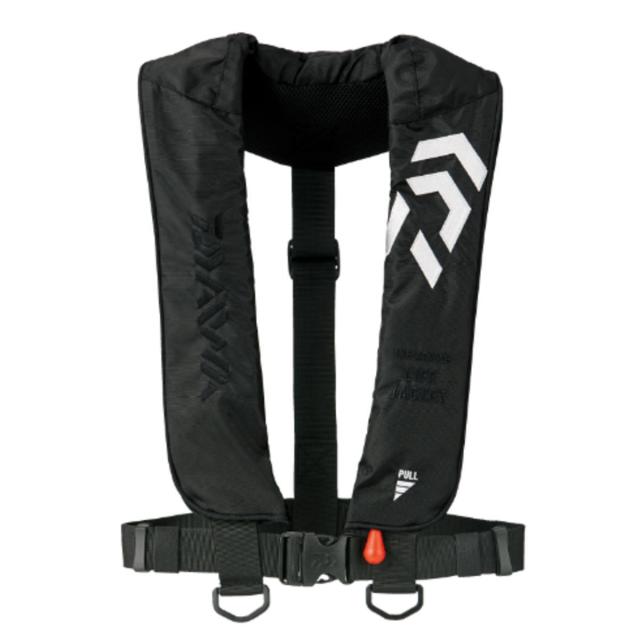 ダイワ インフレータブルライフジャケット (肩掛けタイプ自動・手動膨脹式) DF-2608 ブラック フリー [5]