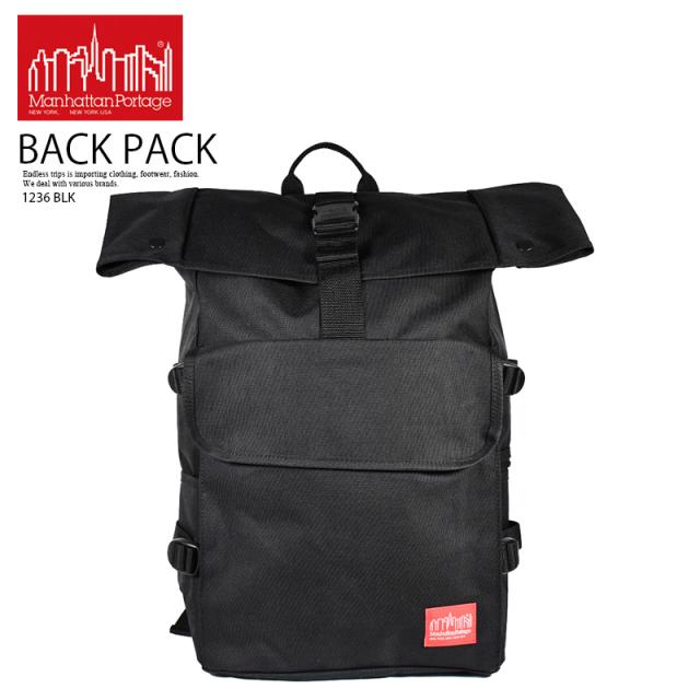 Manhattan Portage (マンハッタン ポーテージ) Silvercup Backpack (シルバーカップ バックパック) ユニセックス バックパック リュックサック デイパック 1236 BLK