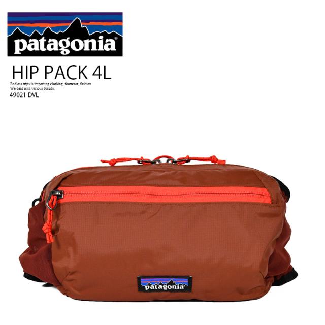 patagonia (パタゴニア) TERRAVIA HIP PACK 4L (テラヴィア・ヒップ・パック 4L) ウエストバッグ ヒップバッグ クロス ボディバッグ 超軽量 折りたたみ アウトドア カジュアル DRIED VANILLA (ブラウン) 49021-DVL 49021 DVL