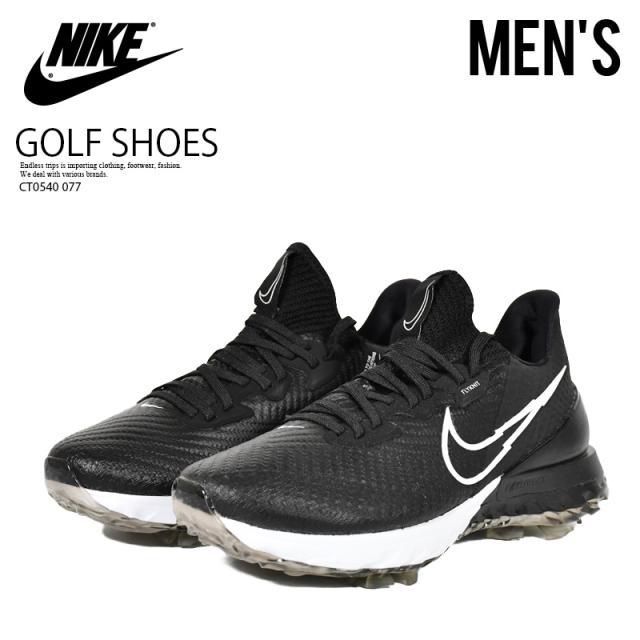 NIKE (ナイキ) AIR ZOOM INFINITY TOUR エア ズーム インフィニティ ツアー スパイク ゴルフシューズ メンズ BLACK/WHITE-WHITE-VOLT (ブラック/ホワイト/ボルト) 黒 CT0540 077