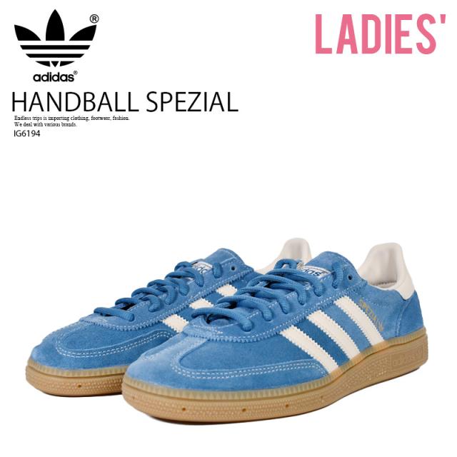 adidas (アディダス) HANDBALL SPEZIAL (ハンドボール スペツィアル) レディース サイズ (ユニセックス モデル) CORBLU/CREWHT/CRYWHT (ブルー/クリーム) IG6194