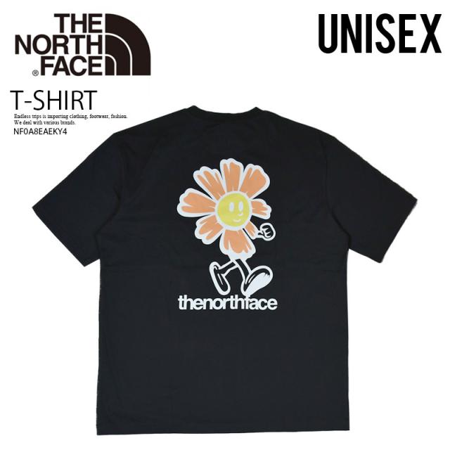 THE NORTH FACE (ザ ノースフェイス) M BLOOM SS TEE OVERSIZED (M ブルーム ショートスリーブT オーバーサイズド) 半袖T Tシャツ トップス メンズ レディース TNF BLACK/TNF WHITE (ブラック/ホワイト) NF0A8EAEKY4