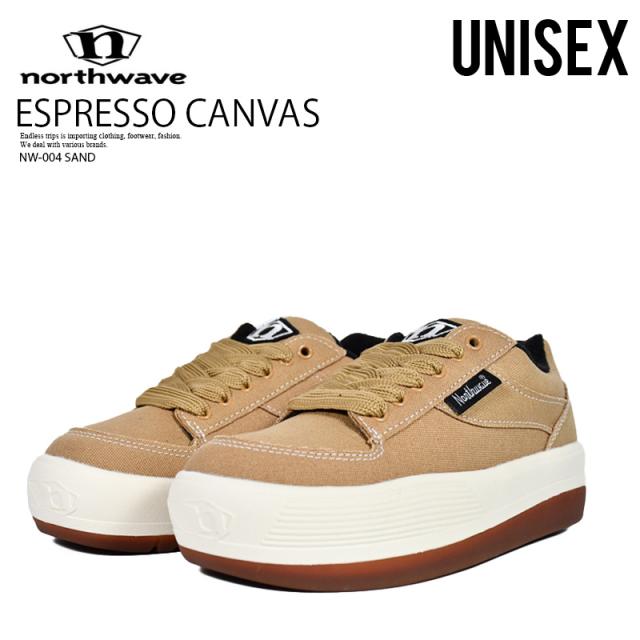 NORTHWAVE (ノースウェーブ) ESPRESSO CANVAS (エスプレッソ キャンバス) ユニセックス メンズ レディース ローカット スニーカー 厚底 重厚 タウンユース ベージュ SAND (サンド) NW-004 SAND